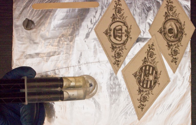 Resin plus Fabric Technique - Simple! - The Graphics Fairy