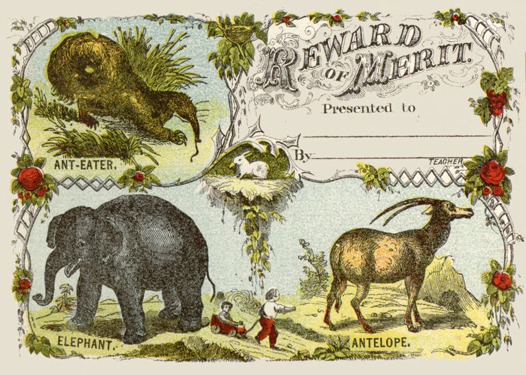 17 Vintage Reward of Merit Cards! - The Graphics Fairy