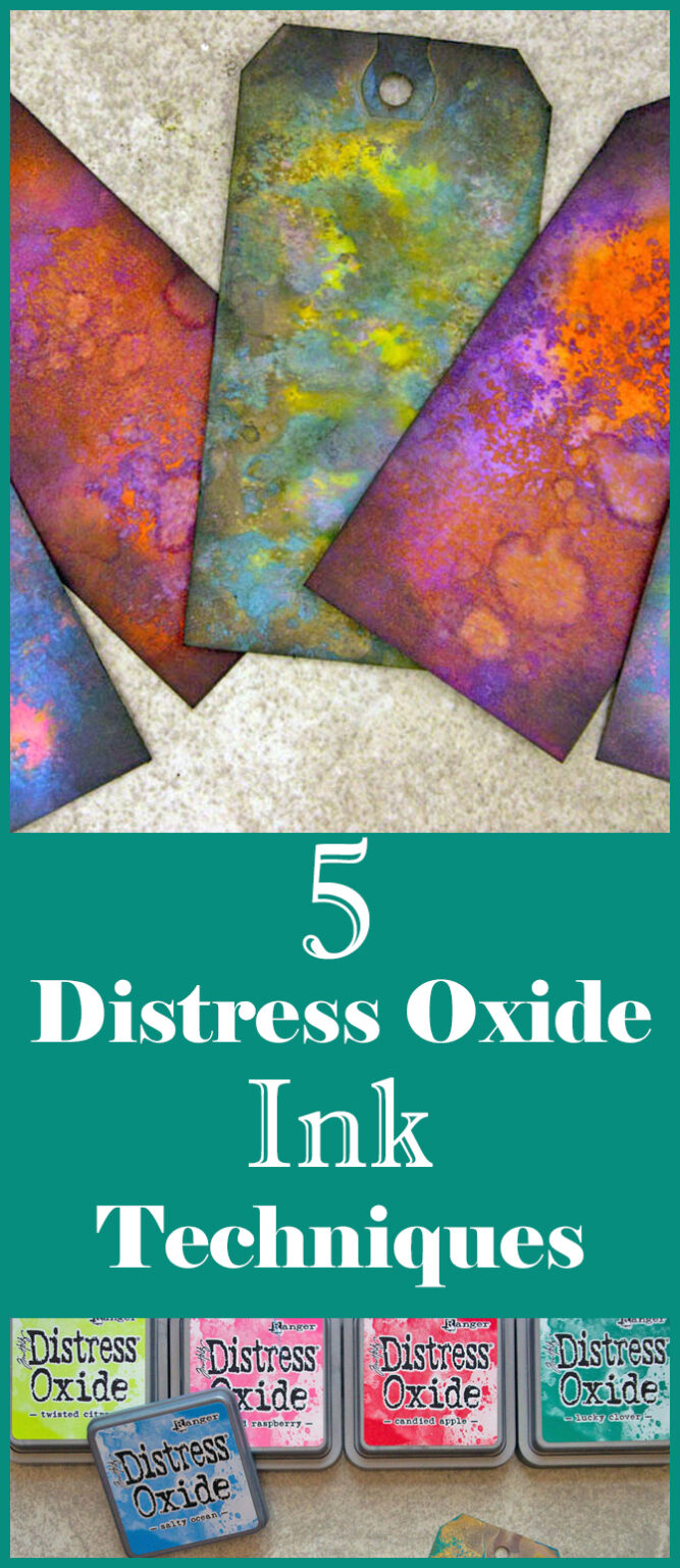 More Distress Oxide Ink Techniques! - The Graphics Fairy