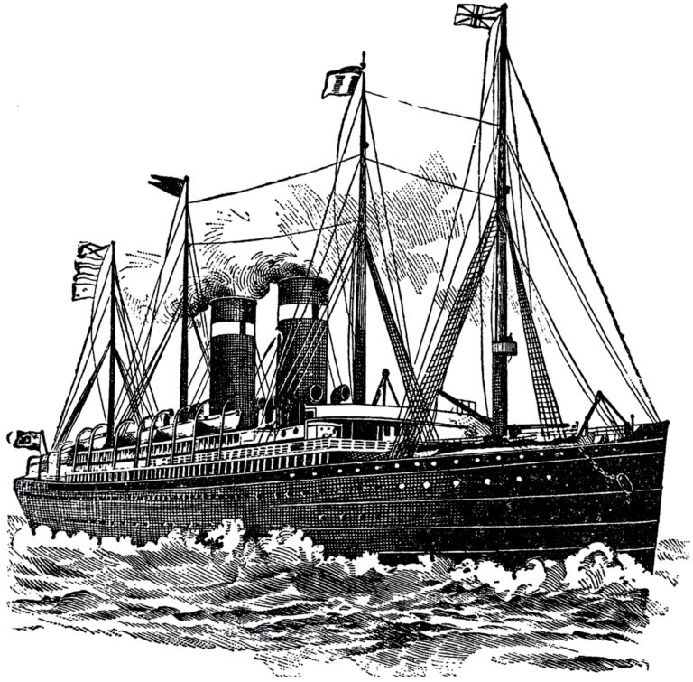 14 Vintage Ship Images! - The Graphics Fairy