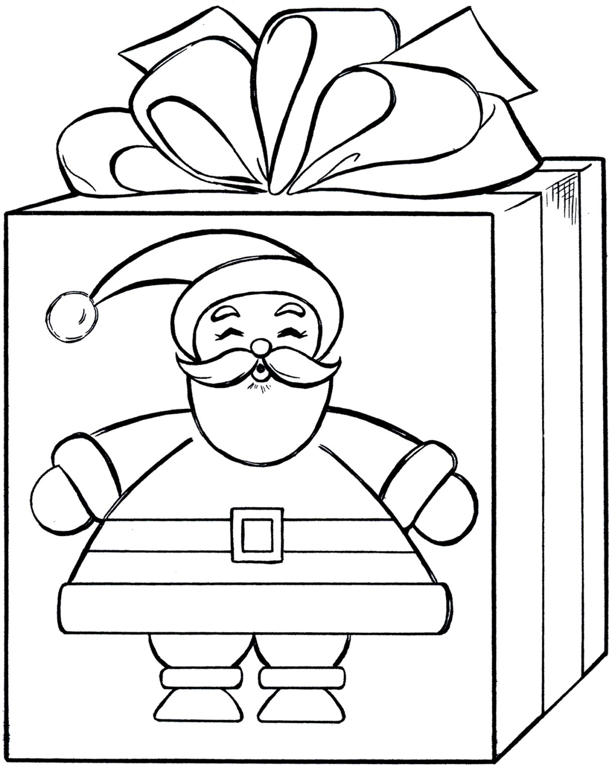 25 Free Christmas Coloring Pages: Unique! - The Graphics Fairy