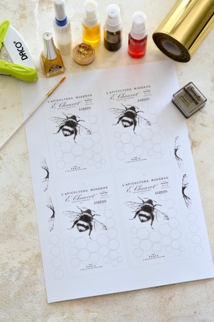 DIY Bee Tags! - The Graphics Fairy