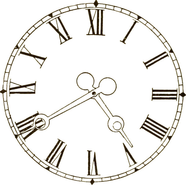 16 Clock Face Images - Print Your Own! - The Graphics Fairy