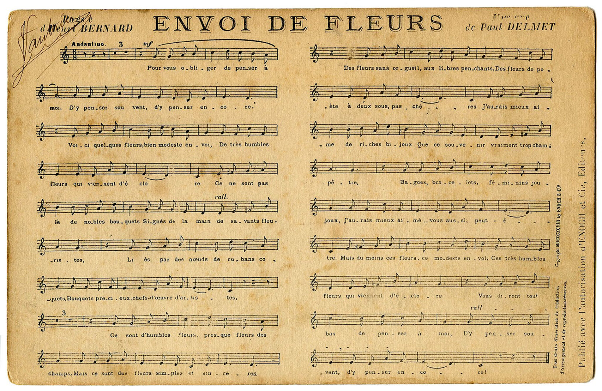 11 Sheet Music Ephemera Printables! - The Graphics Fairy