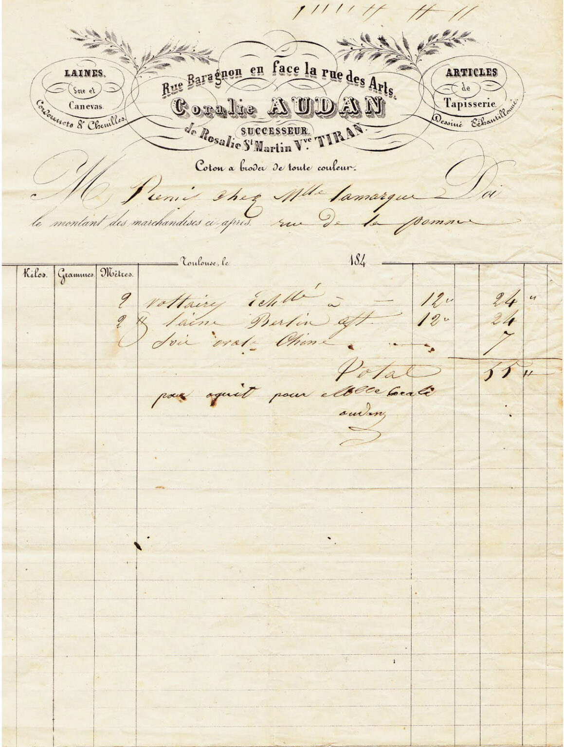 14 Vintage Invoice Ephemera! - The Graphics Fairy