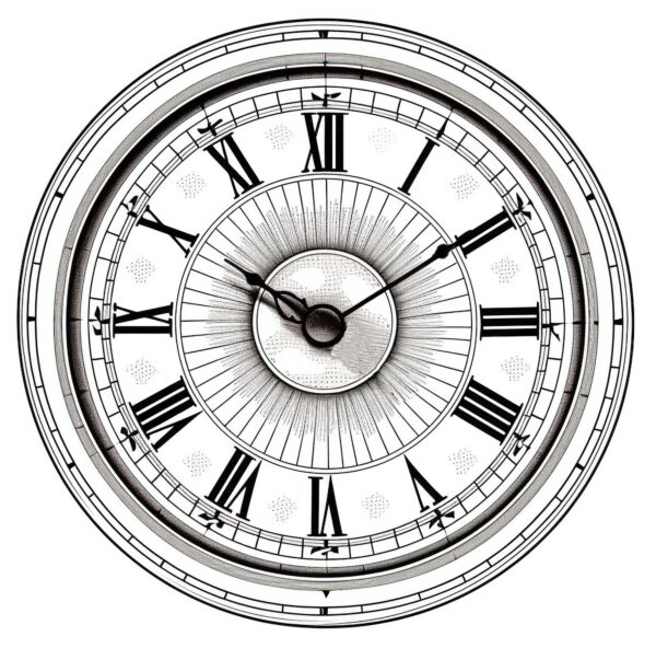 16 Clock Face Images - Print Your Own! - The Graphics Fairy