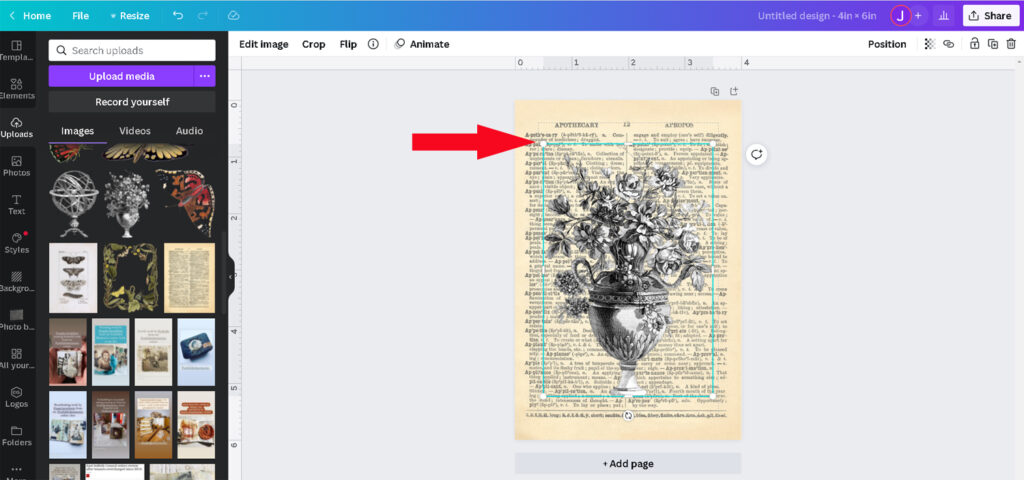 DIY Dictionary Art: (Canva Tutorial) - The Graphics Fairy