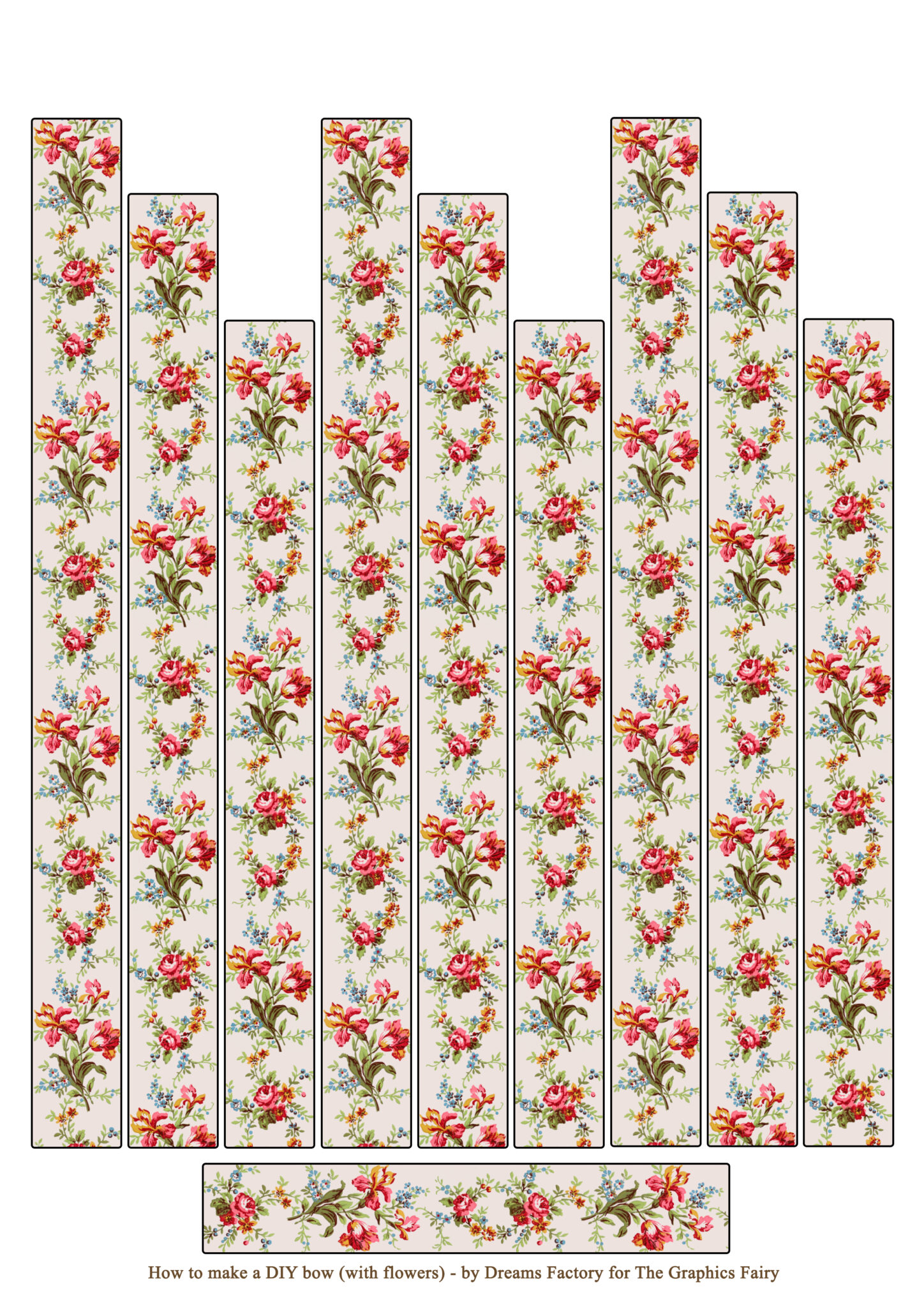 How to make a Bow out of Wrapping Paper! - The Graphics Fairy