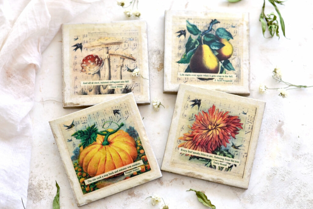 DIY Fall Coasters! - The Graphics Fairy