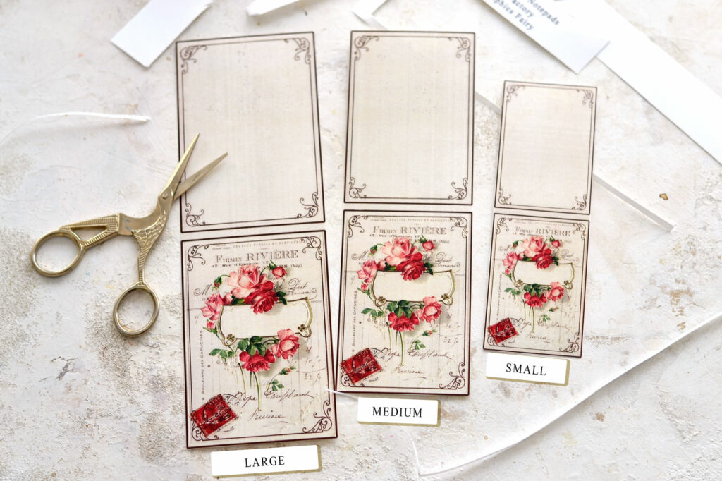 DIY Notepads (with Pretty Printable!) - The Graphics Fairy