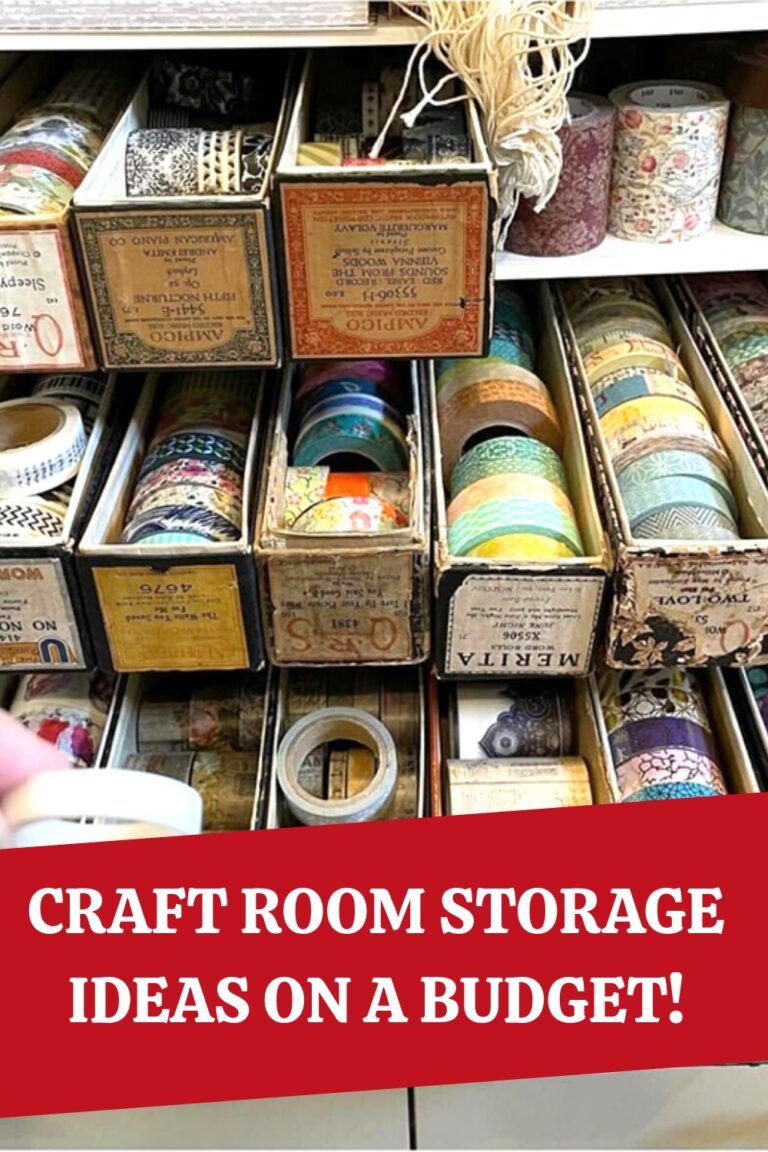 Craft Room Storage Ideas on a Budget! - The Graphics Fairy