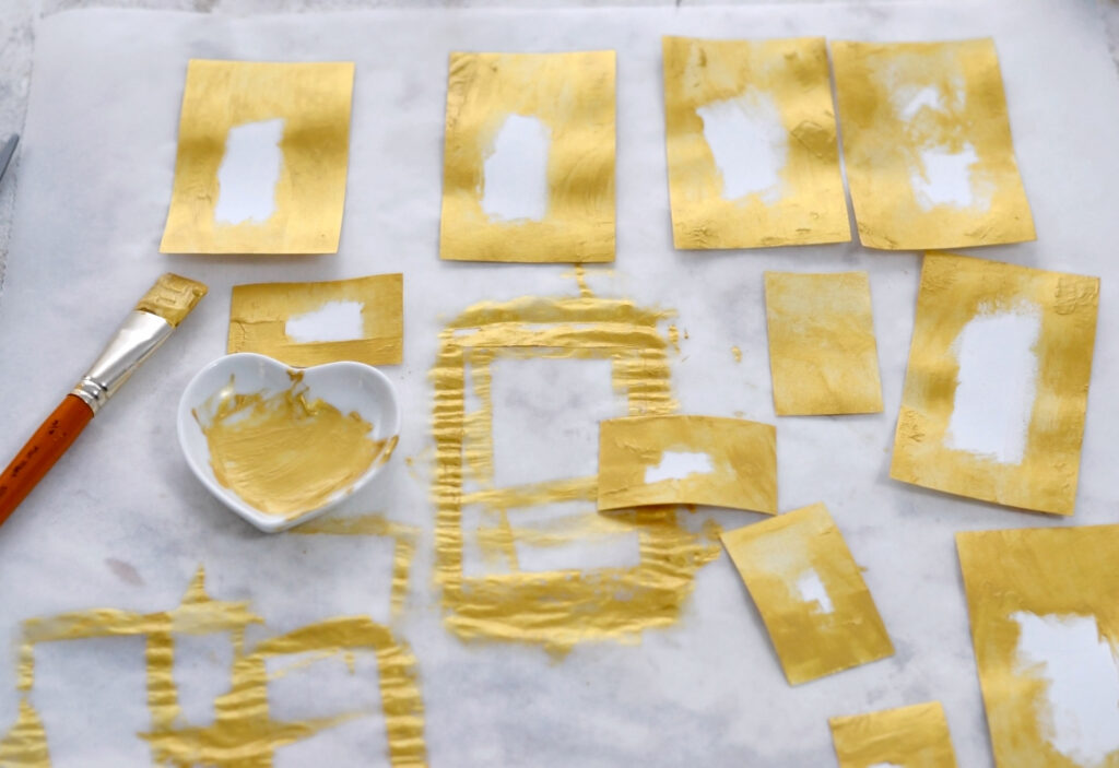 Faux Gold Foil Craft (with Roses!) - The Graphics Fairy