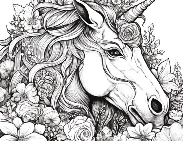 15 Unicorn Coloring Pages! - The Graphics Fairy
