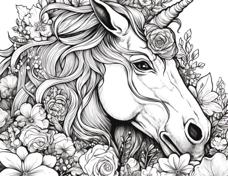 15 Unicorn Coloring Pages! - The Graphics Fairy
