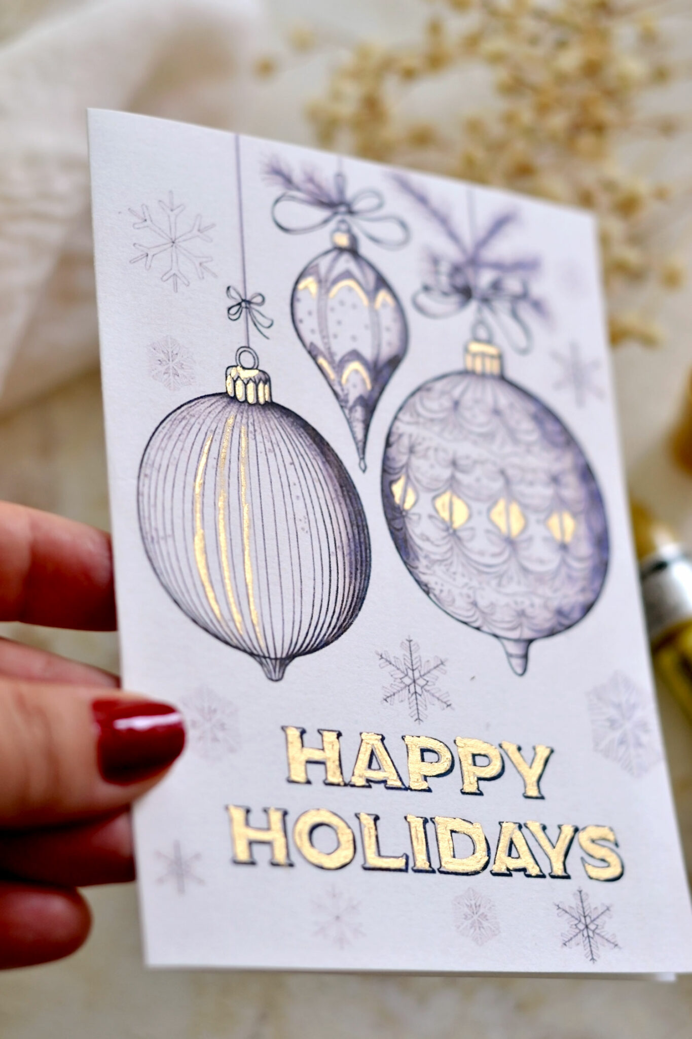 Christmas Card Coloring Pages! - The Graphics Fairy