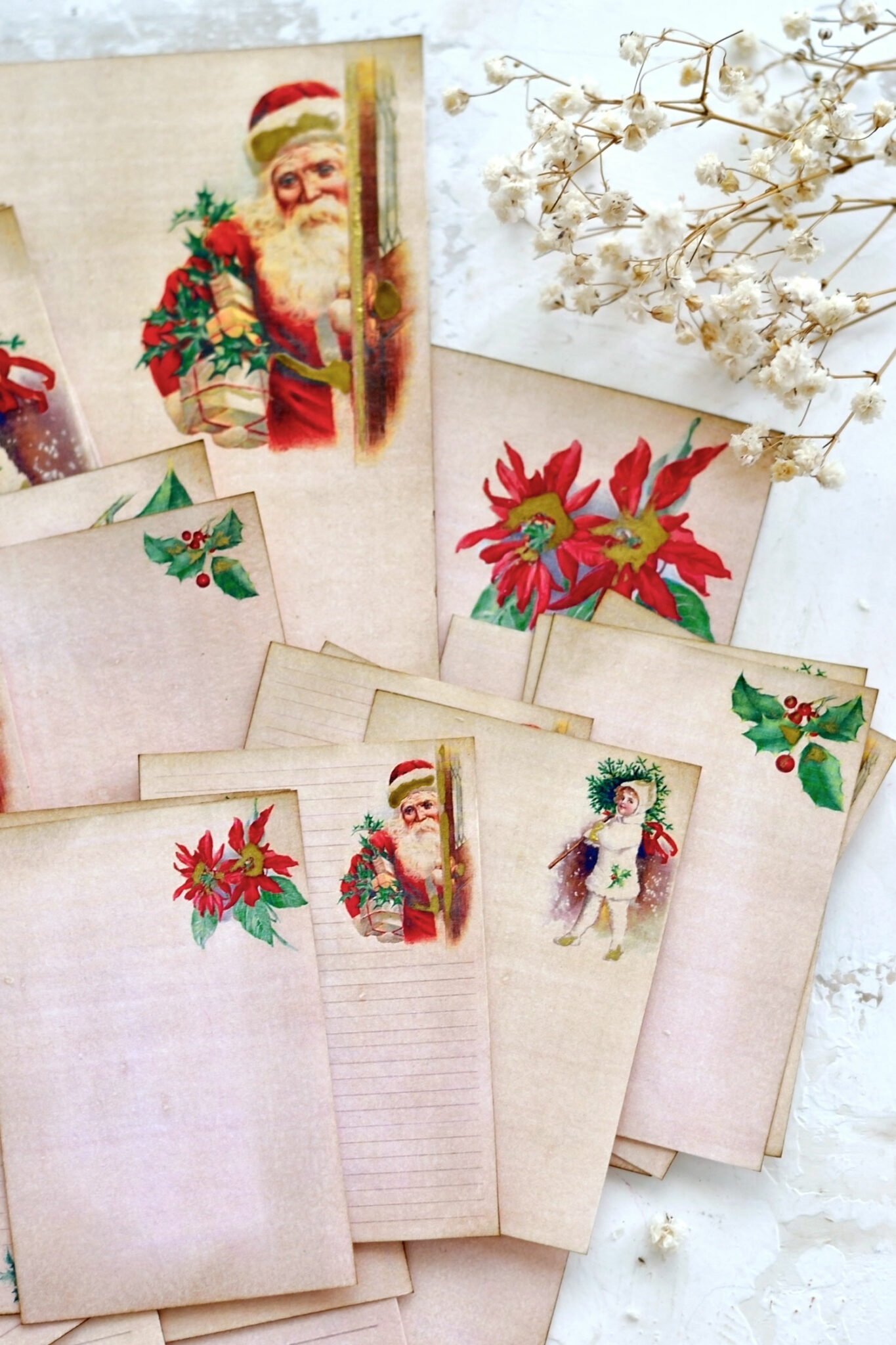 Christmas Stationery Printable! - The Graphics Fairy