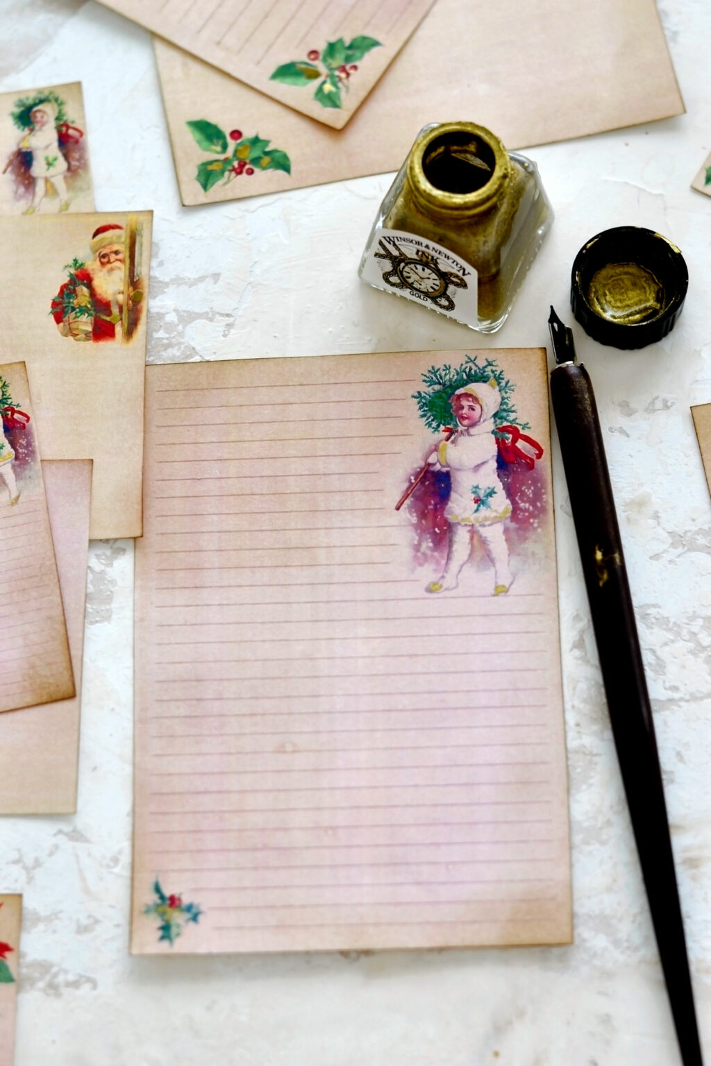 Christmas Stationery Printable! - The Graphics Fairy