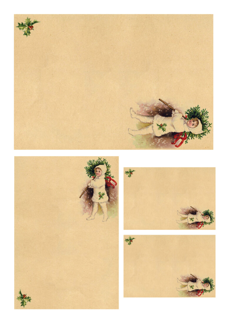 Christmas Stationery Printable! - The Graphics Fairy