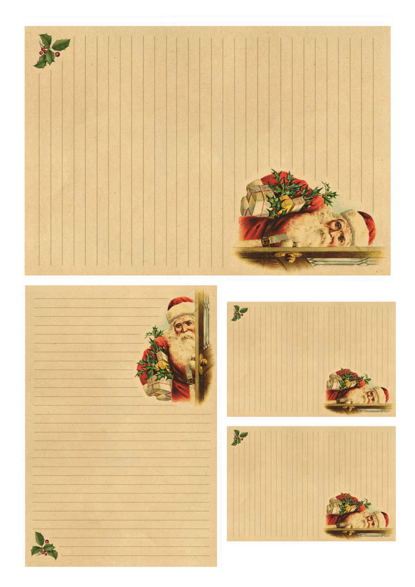 Christmas Stationery Printable! - The Graphics Fairy