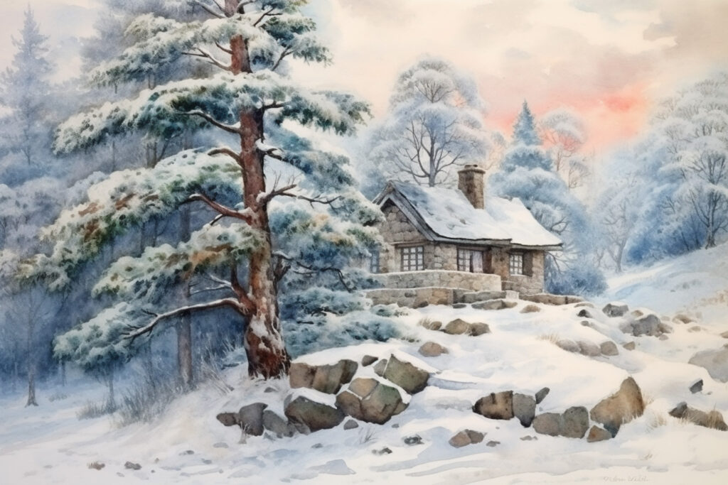 16 Winter Scenes Images! - The Graphics Fairy