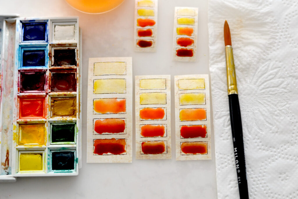 DIY Junk Journal Watercolor Swatches! - The Graphics Fairy