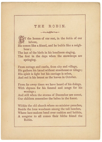 16 Ephemera Bird and Poem Cards! - The Graphics Fairy