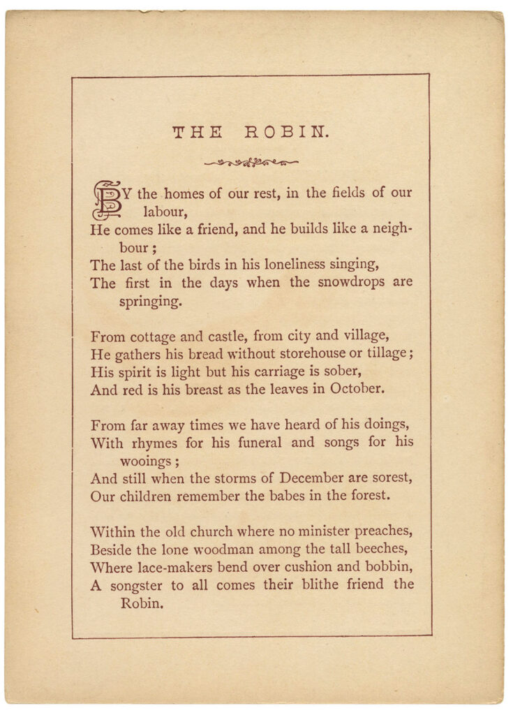 16 Ephemera Bird and Poem Cards! - The Graphics Fairy