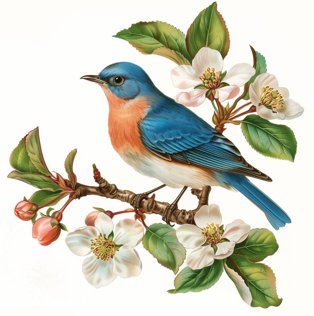 15 Bluebird Images (Gorgeous)! - The Graphics Fairy