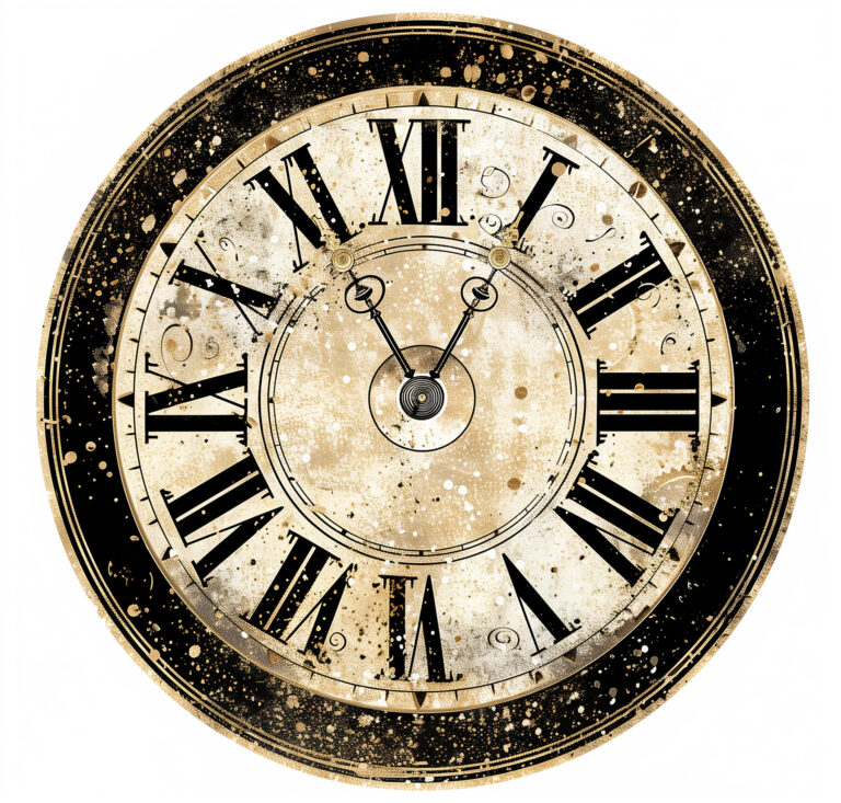 16 Clock Face Images - Print Your Own! - The Graphics Fairy