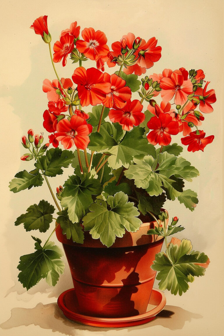 12+ Picture of a Geranium! - The Graphics Fairy