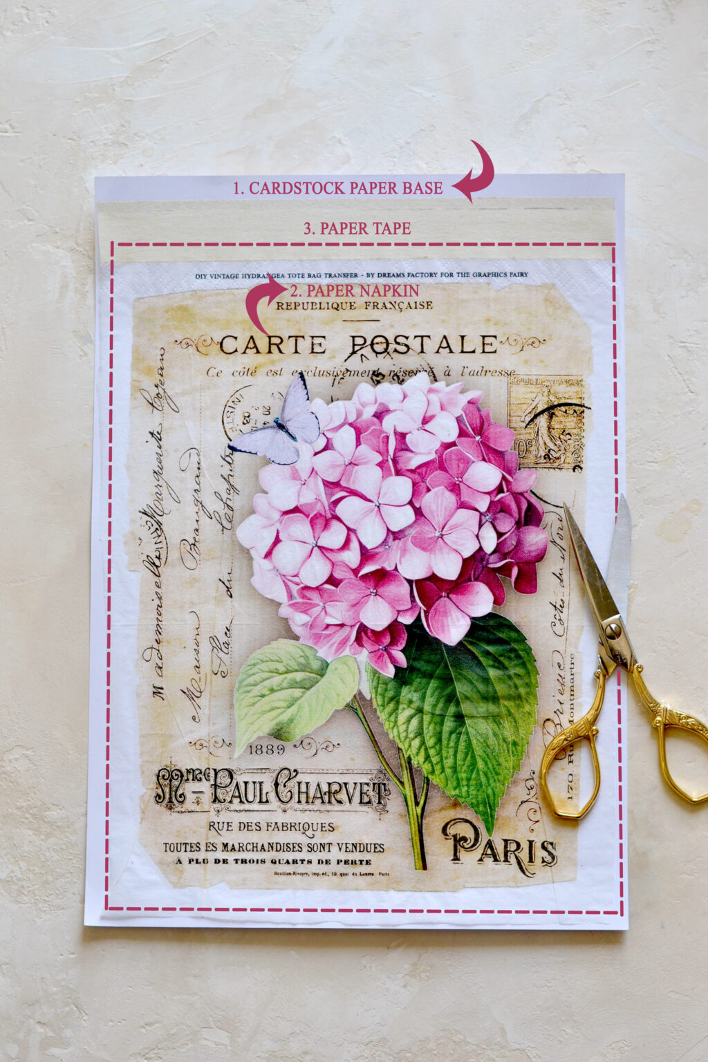 DIY Tote Bag: Image Transfer! - The Graphics Fairy
