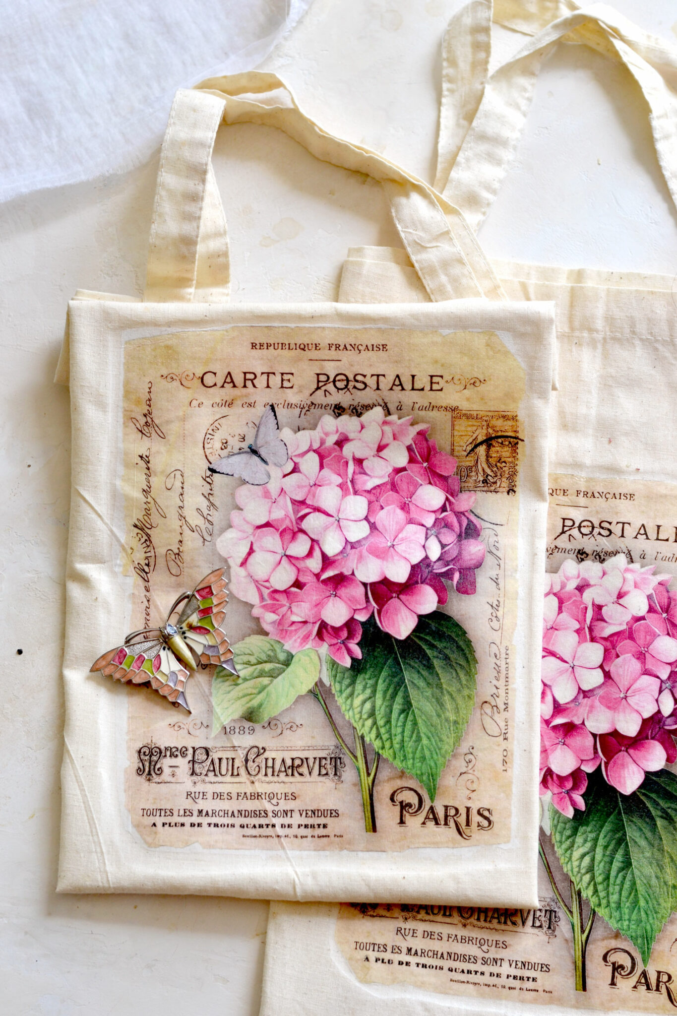 DIY Tote Bag: Image Transfer! - The Graphics Fairy