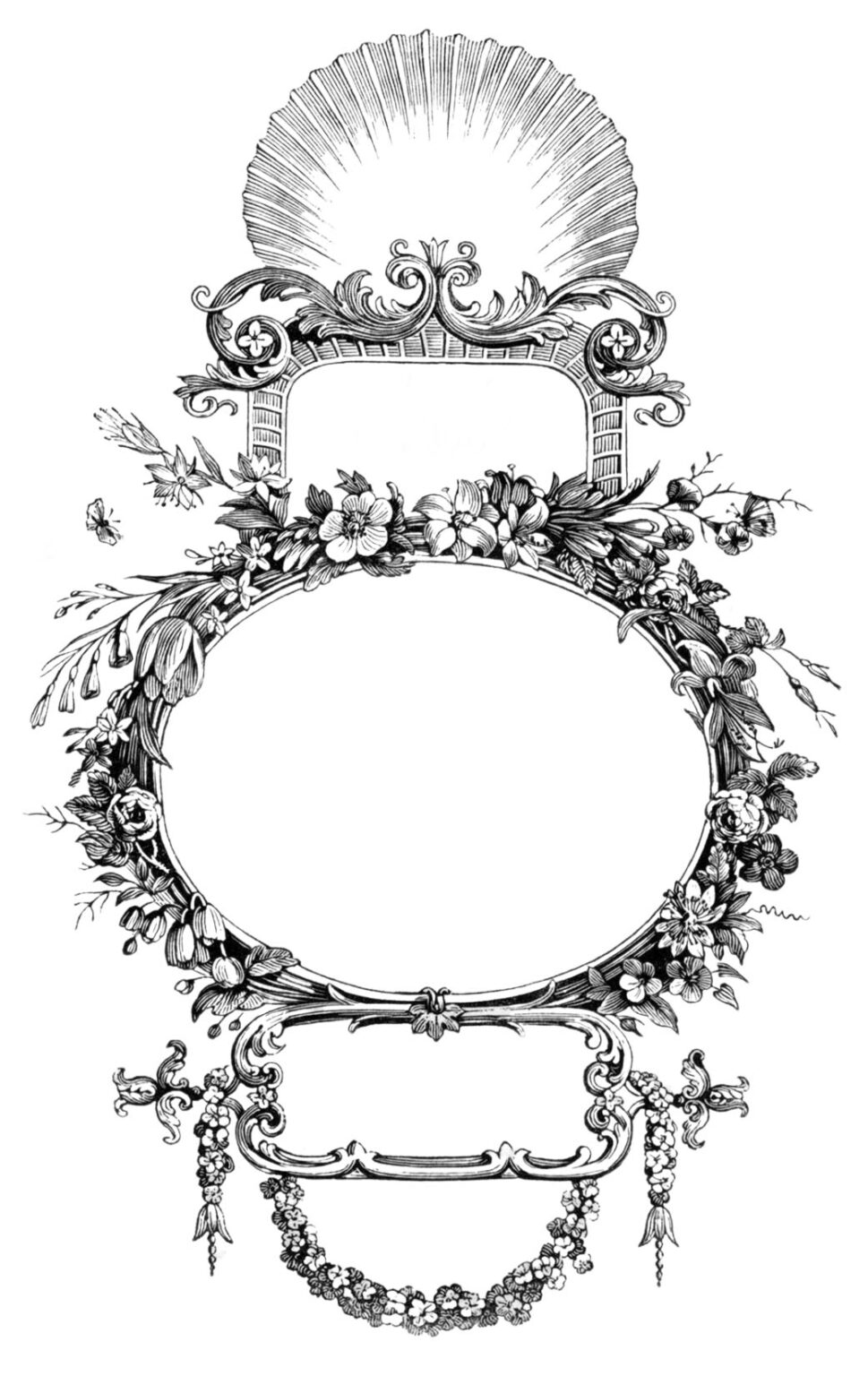 28 Frame Clipart - Fancy and Ornate! - The Graphics Fairy