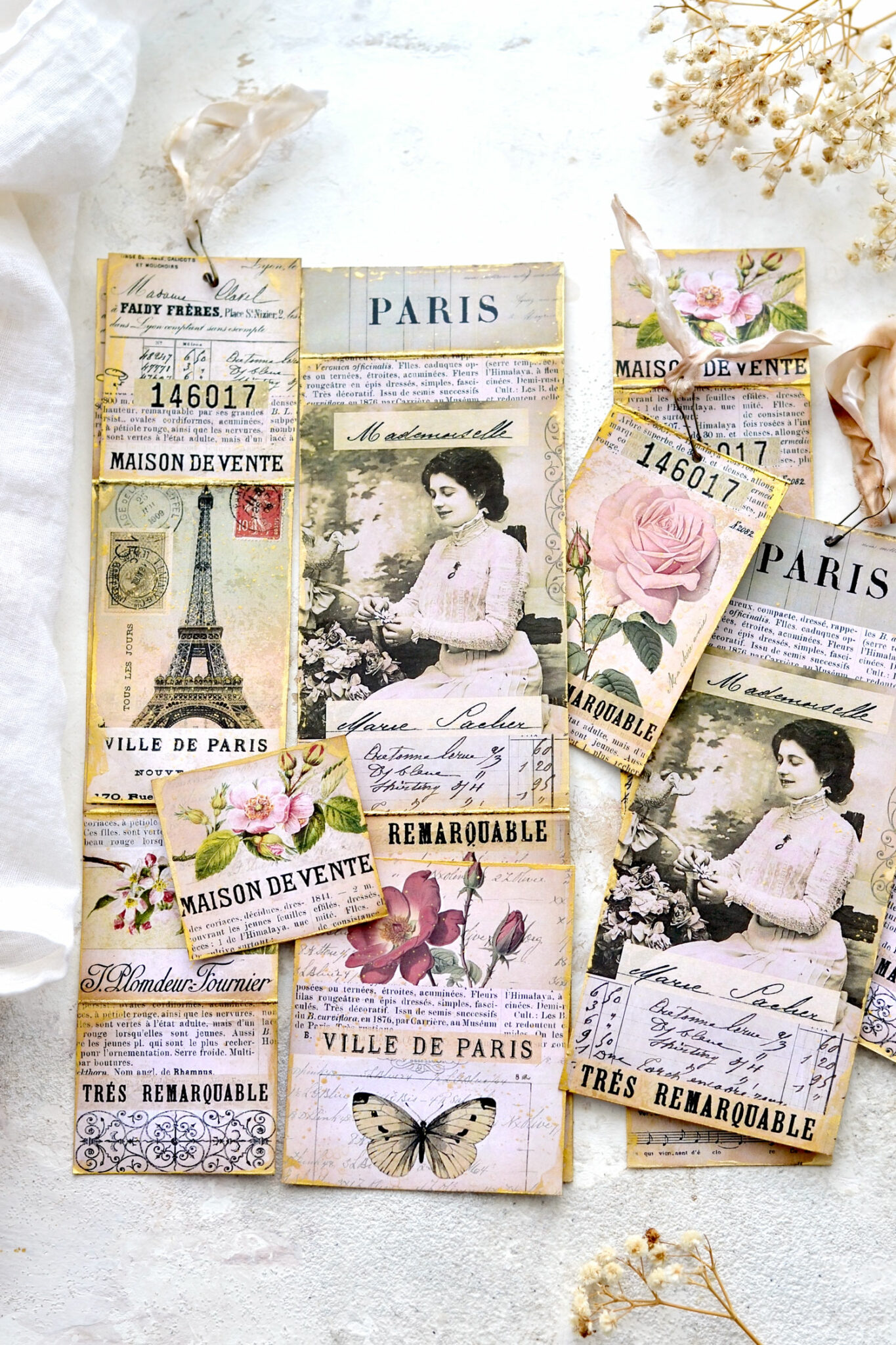 DIY Paper Collage Strips! - The Graphics Fairy