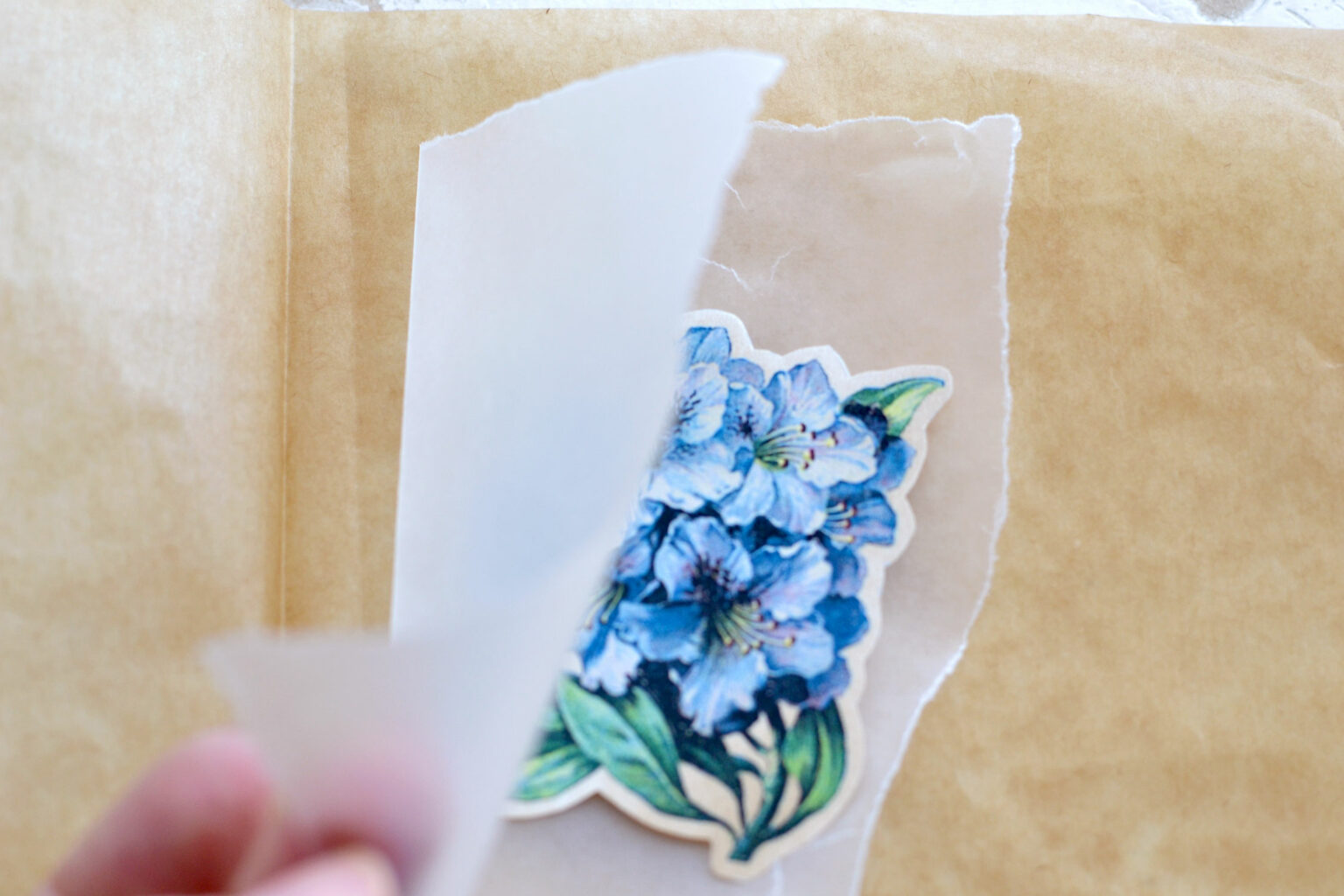 DIY Vintage Flower Stickers - The Graphics Fairy