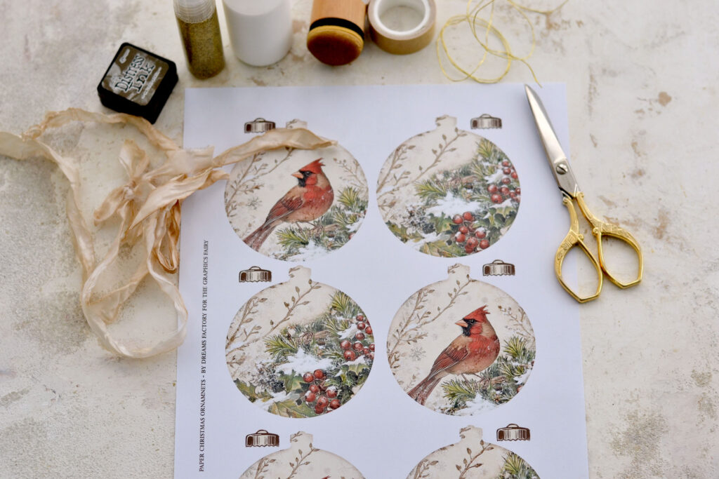 Printable Christmas Ornaments! - The Graphics Fairy