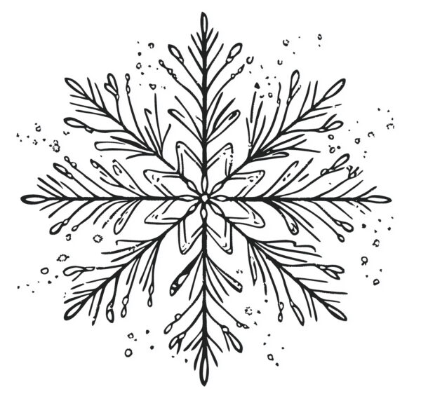 15 Snowflake Clipart Images! - The Graphics Fairy