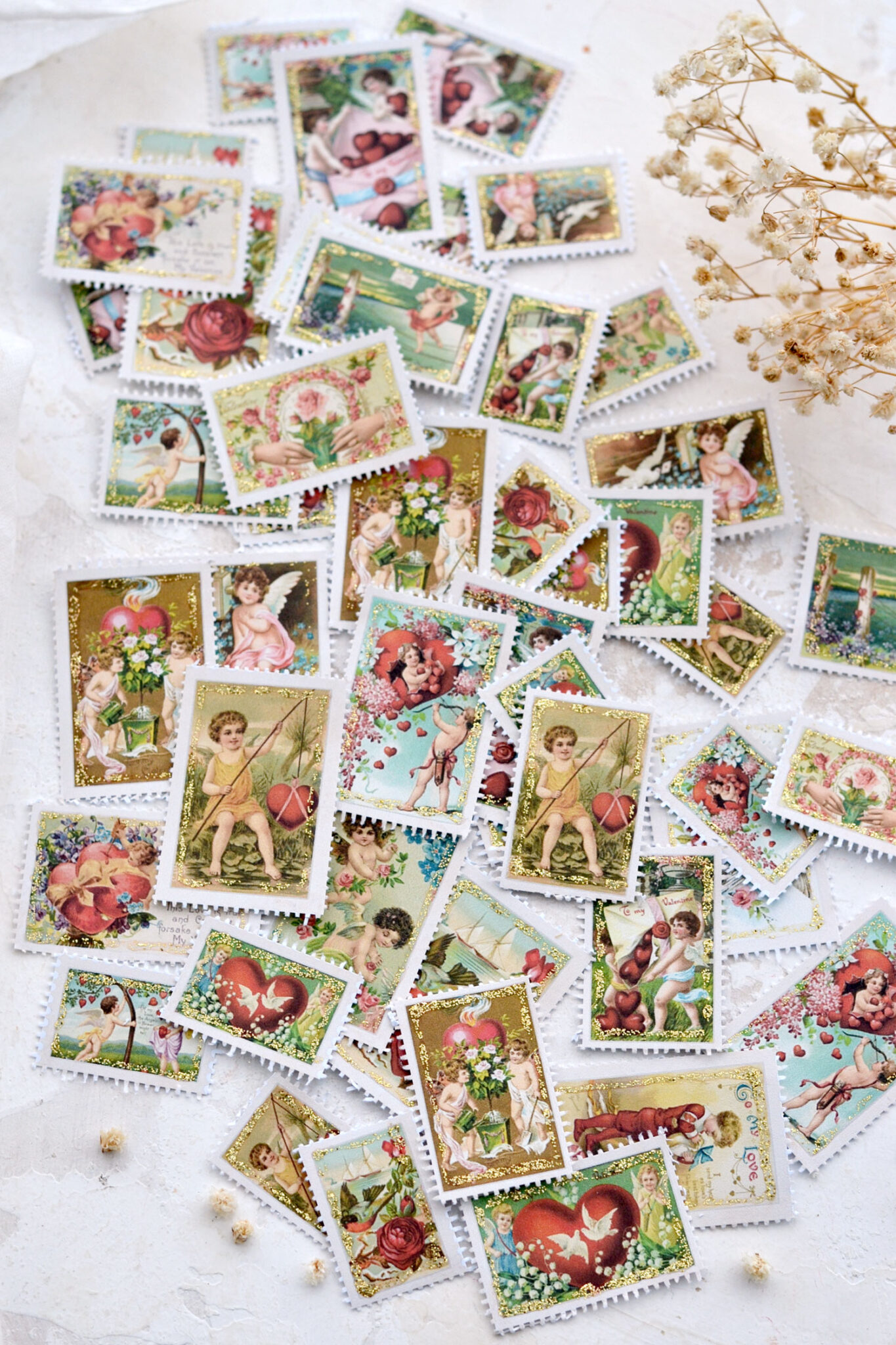 Valentine's Day Stamps! - The Graphics Fairy