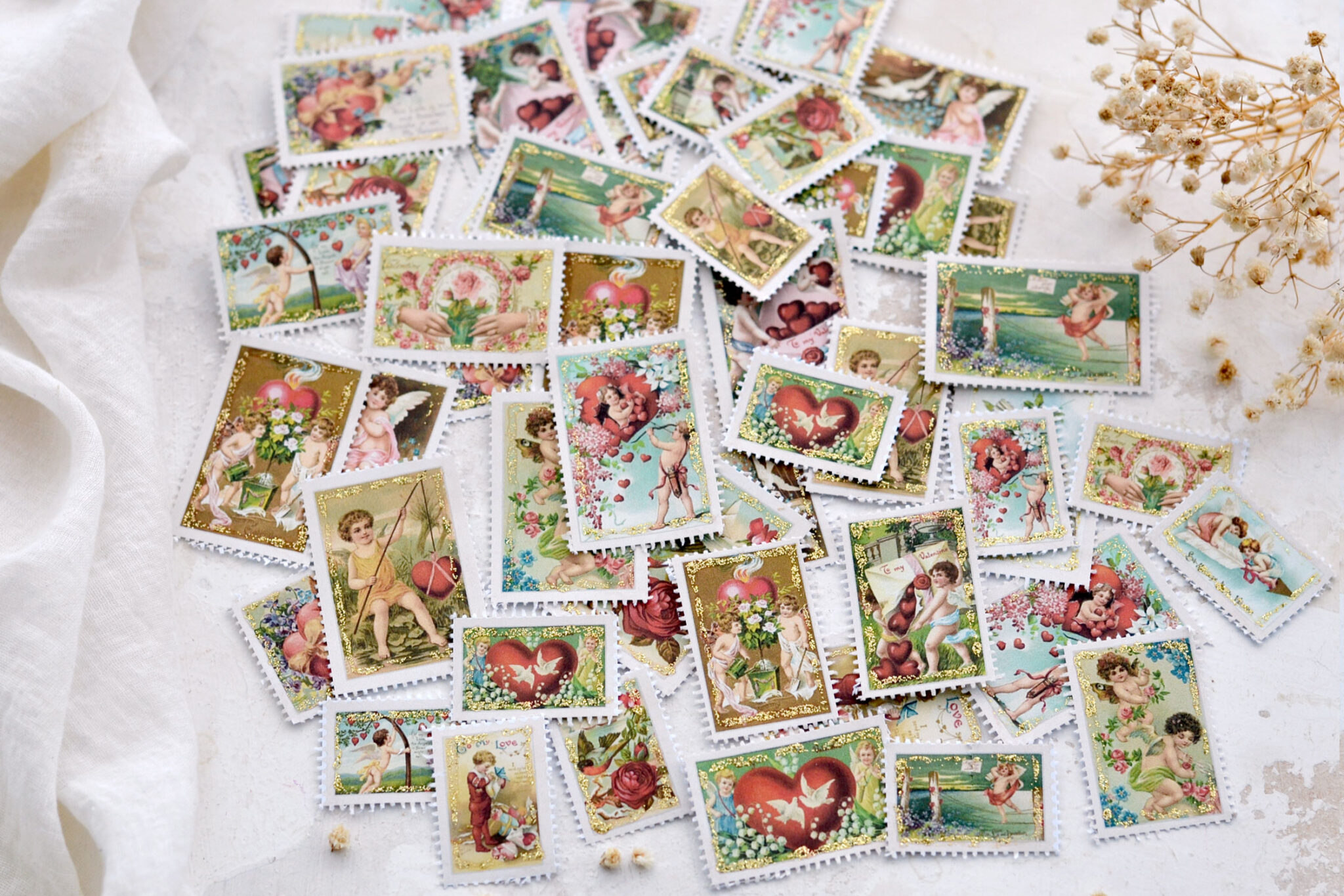 Valentine's Day Stamps! - The Graphics Fairy