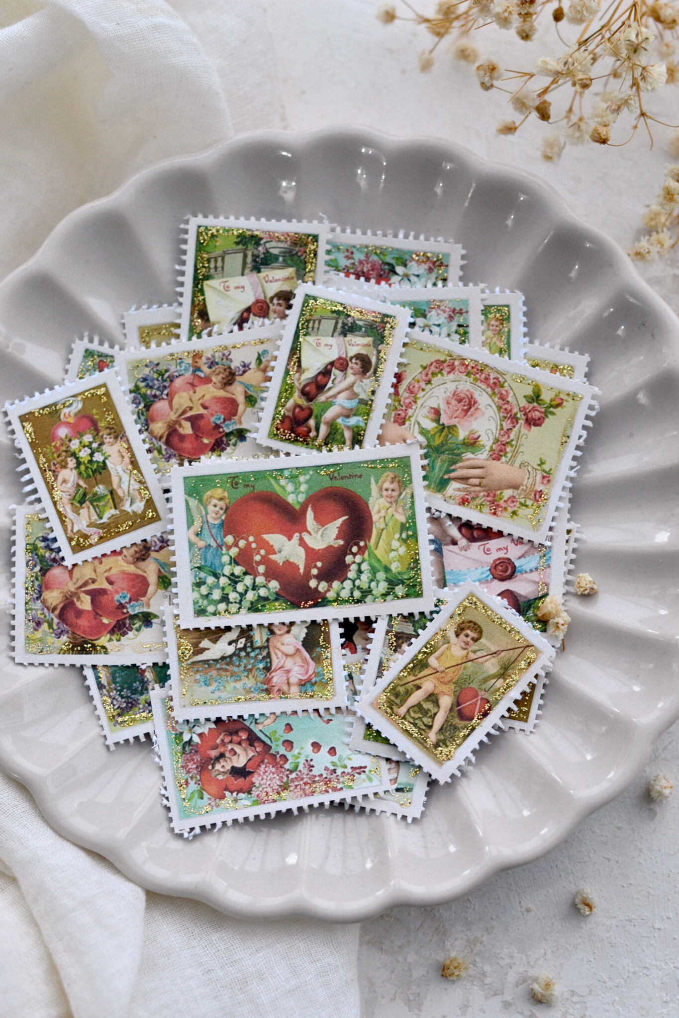 Valentine's Day Stamps! - The Graphics Fairy