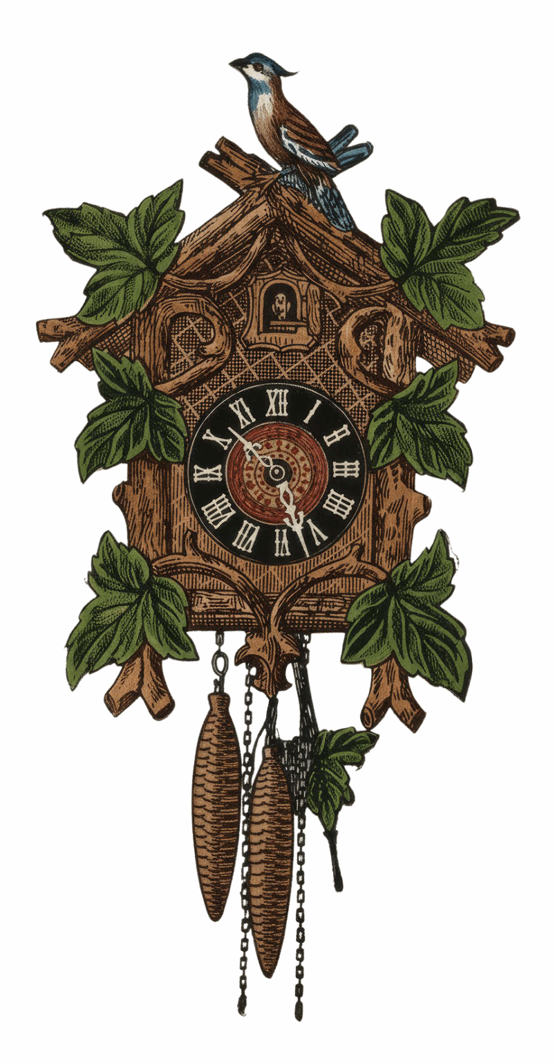 7 Vintage Cuckoo Clock Images! - The Graphics Fairy