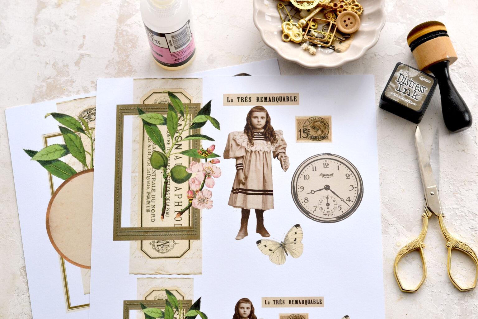 DIY Vintage People Clusters!